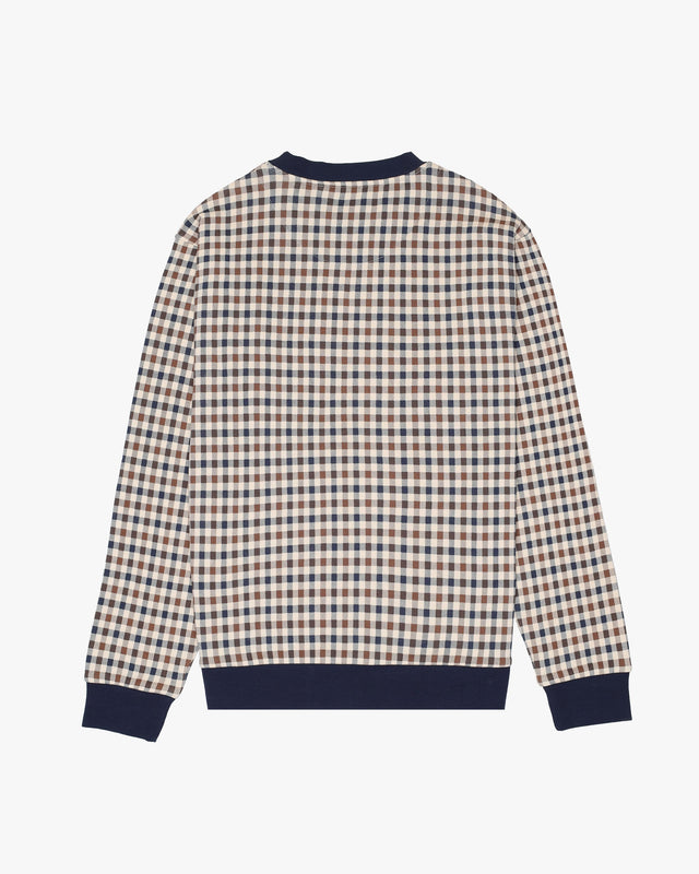 Aquascutum Active ICONIC CREW NECK FLEECE