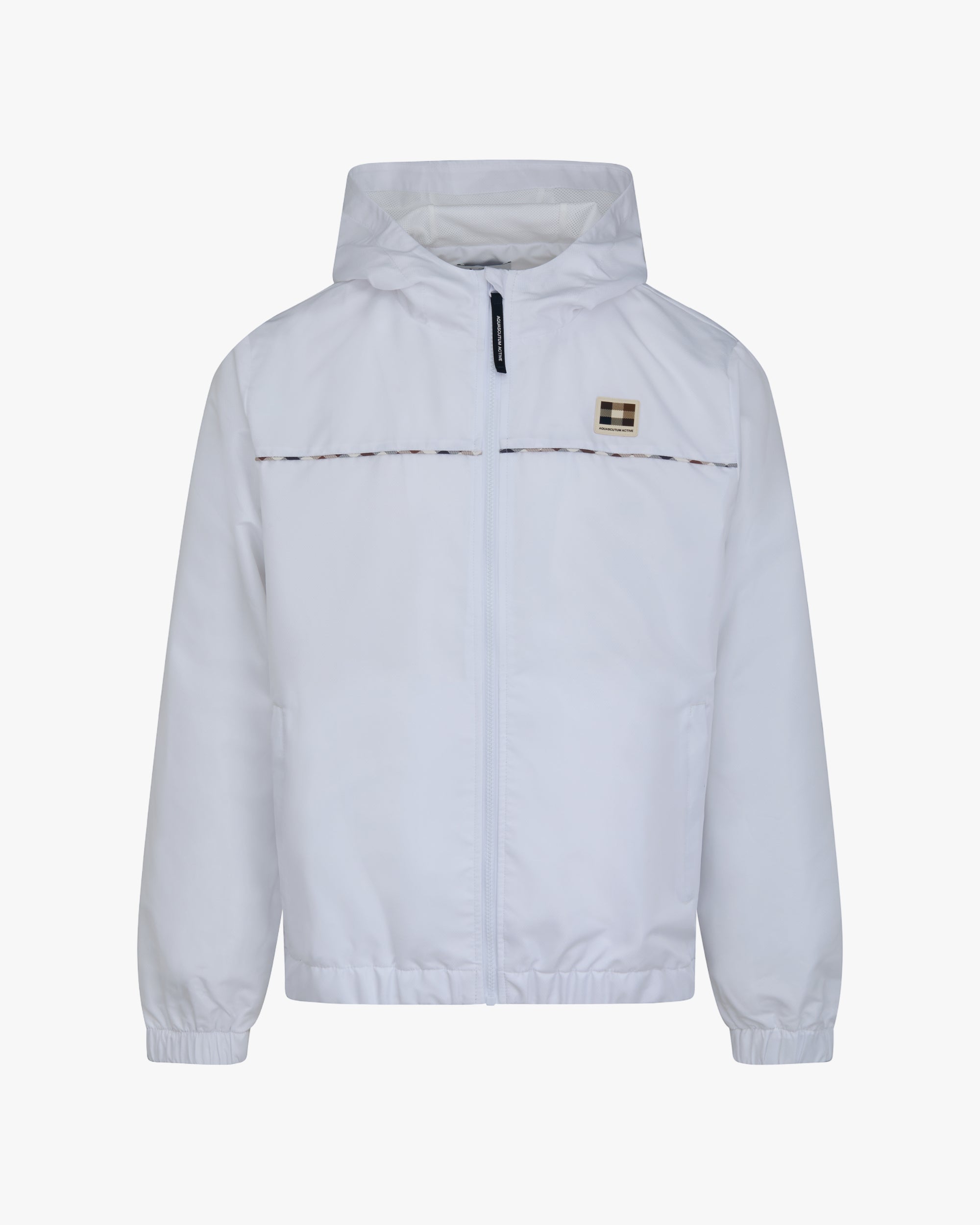 Aquascutum Active DIAMOND WAVE BADGE TRACK TOP